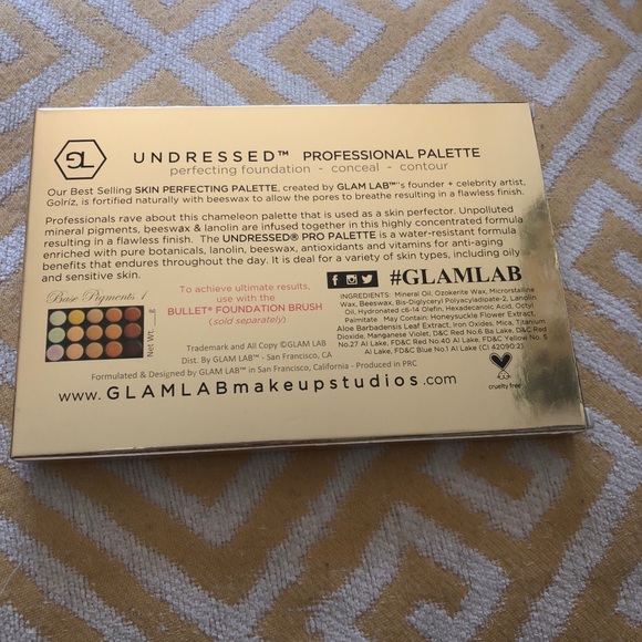 Glam Lab | Makeup | Glam Lab Undressed Crme Perfecting Base Pigments ...